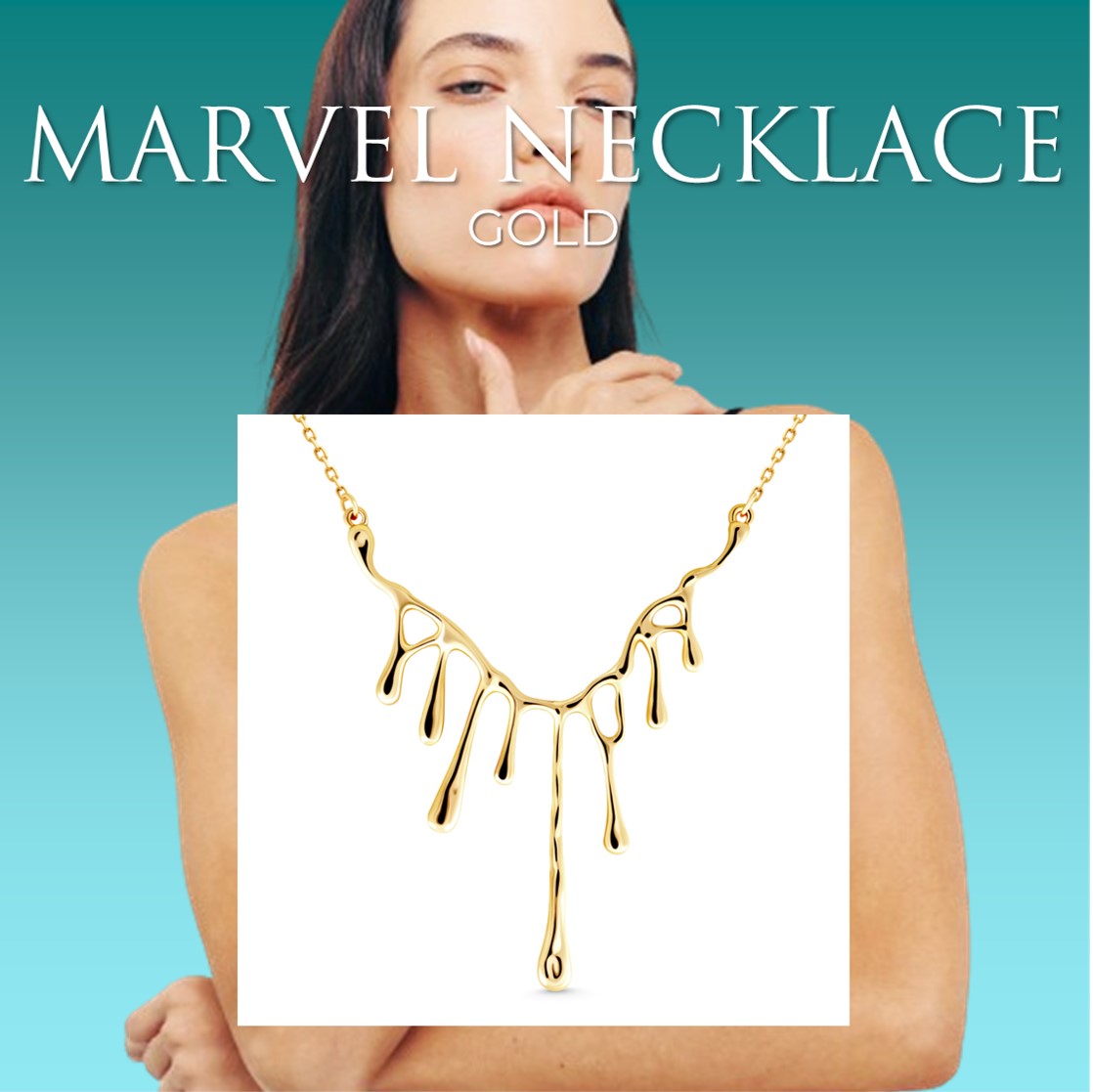 MARVEL NECKLACE Gold – SOLCH